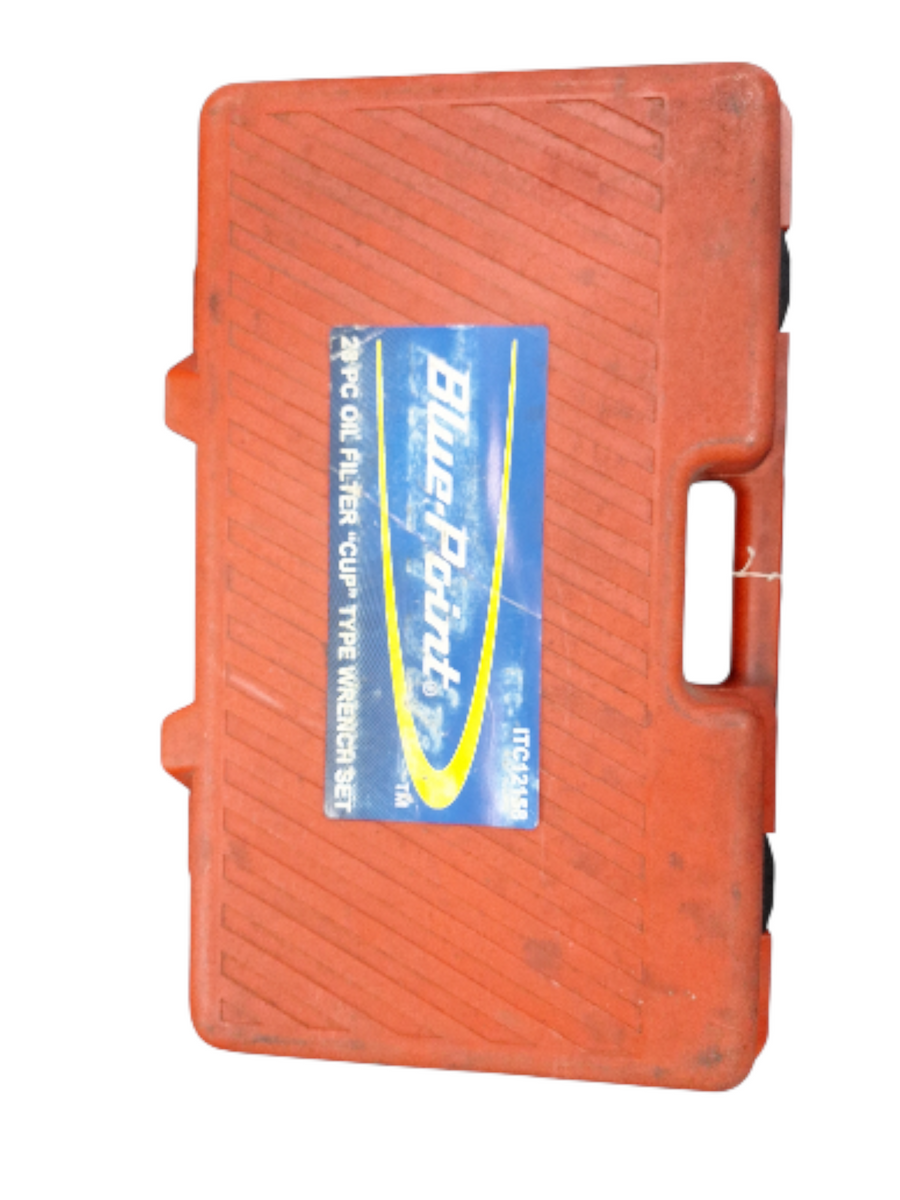 BLUE POINT 28 PIECE OIL FILTER "CUP" TYPE WRENCH SET (ITC12158), WITH ...