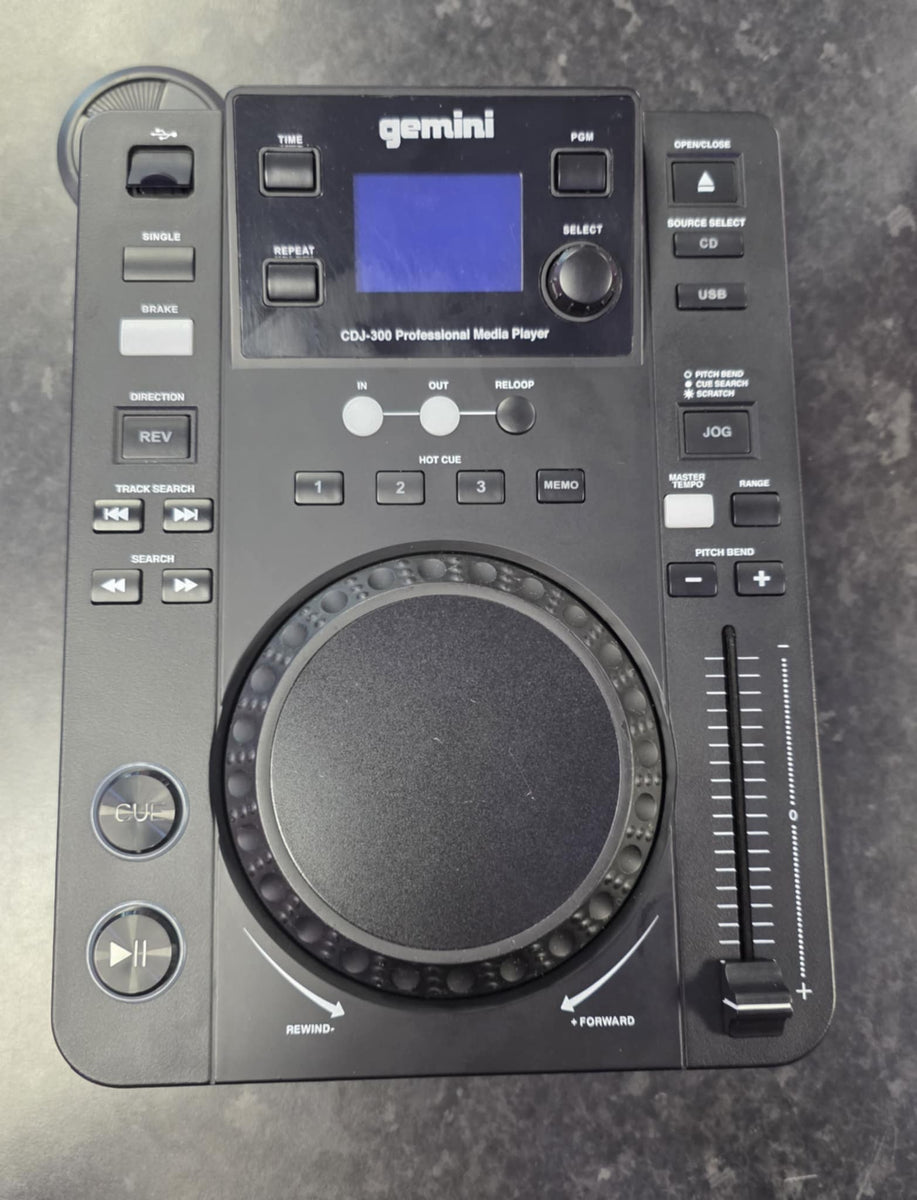 Gemini CDJ-300 CD/USB Media Player | Cash Generator
